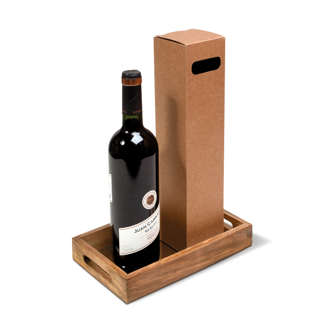 Embalagem para Vinho Boca de Palhaço 10un - Coleção Kraft - Joy Pack